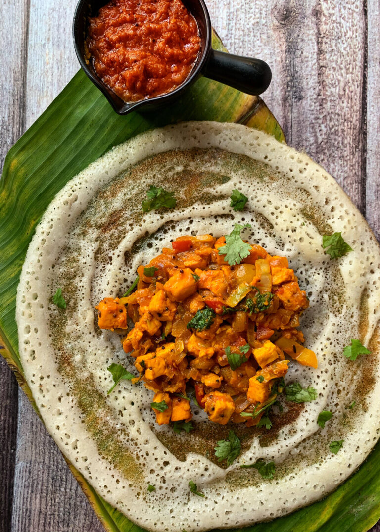 Paneer Chilli Dosa recipe - IDFreshfood